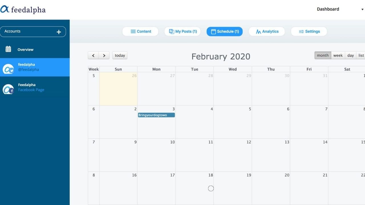 If you choose to schedule your post, you can do this right down to the ...