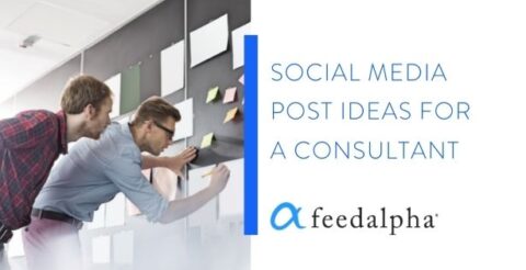 6 Post Ideas For A Consultant - feedalpha | Social Media Automation