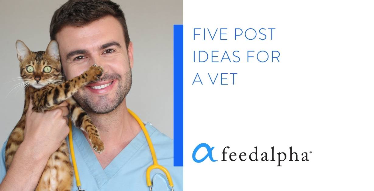 Five Post Ideas For A Vet - feedalpha | Social Media Automation
